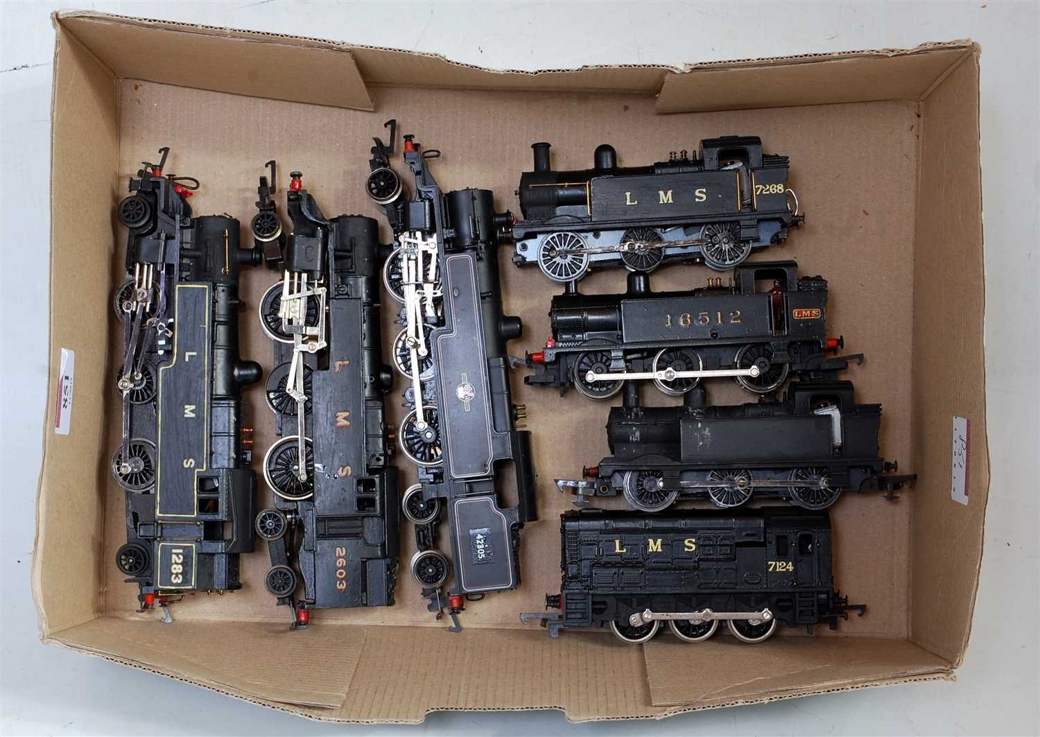 6 steam tank engines, some repainted in - auctions & price archive