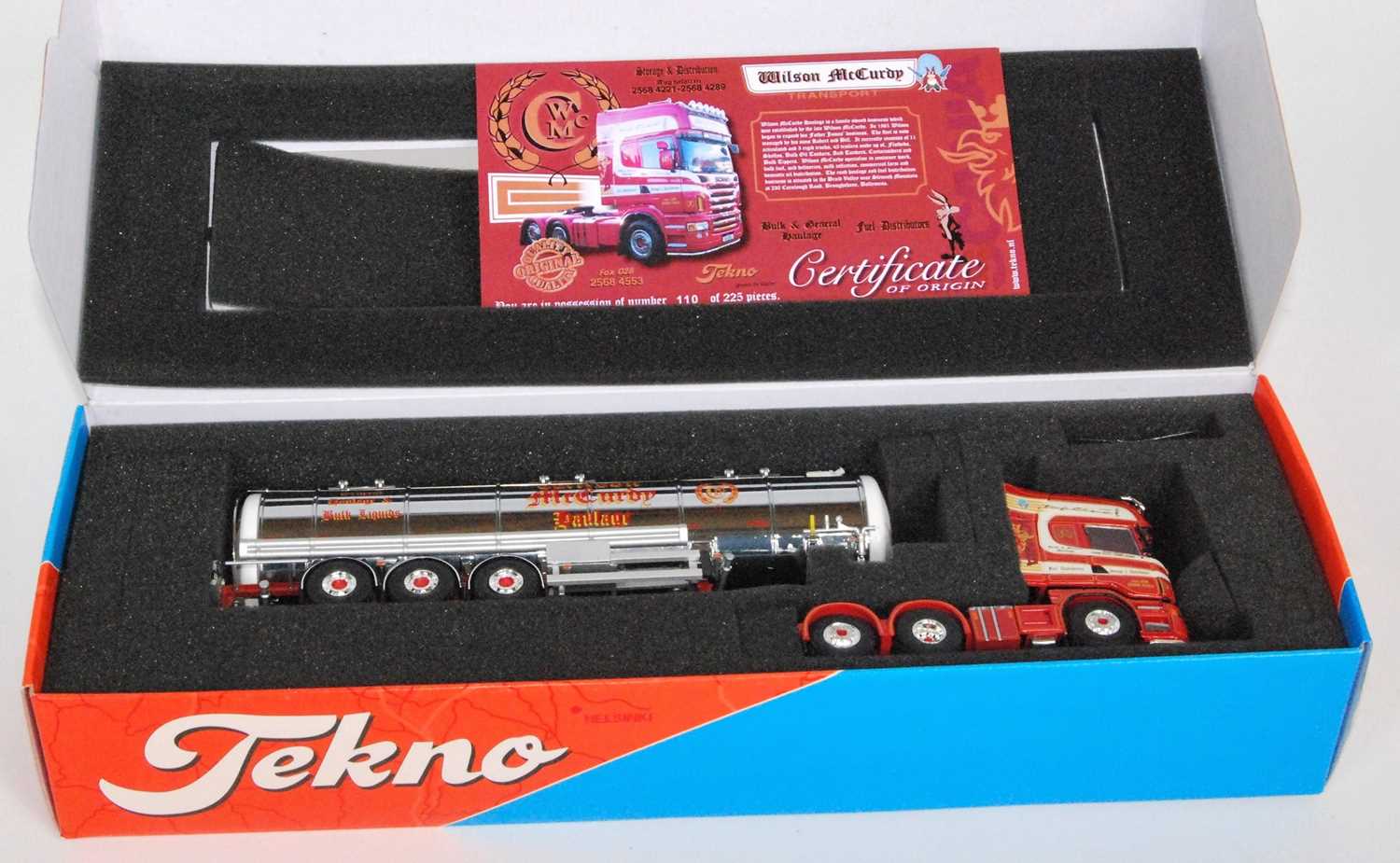 A Tekno 1/50 scale boxed model of a - auctions & price archive
