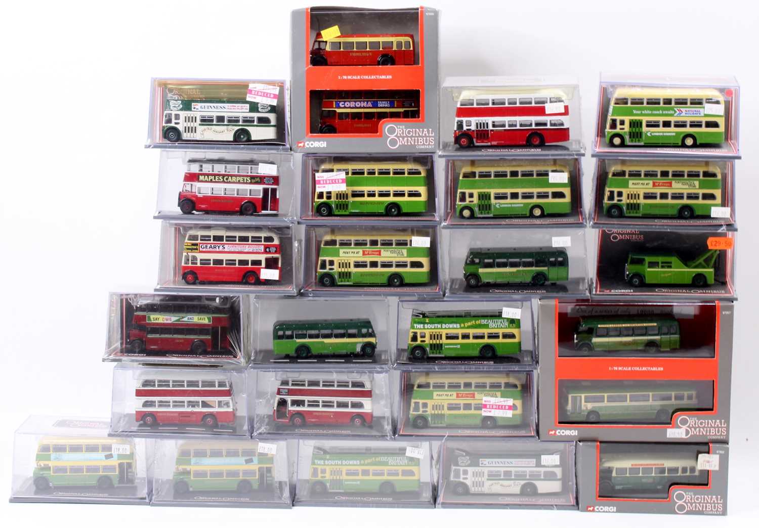 24 Corgi Original Omnibus 1/76th scale - auctions & price archive