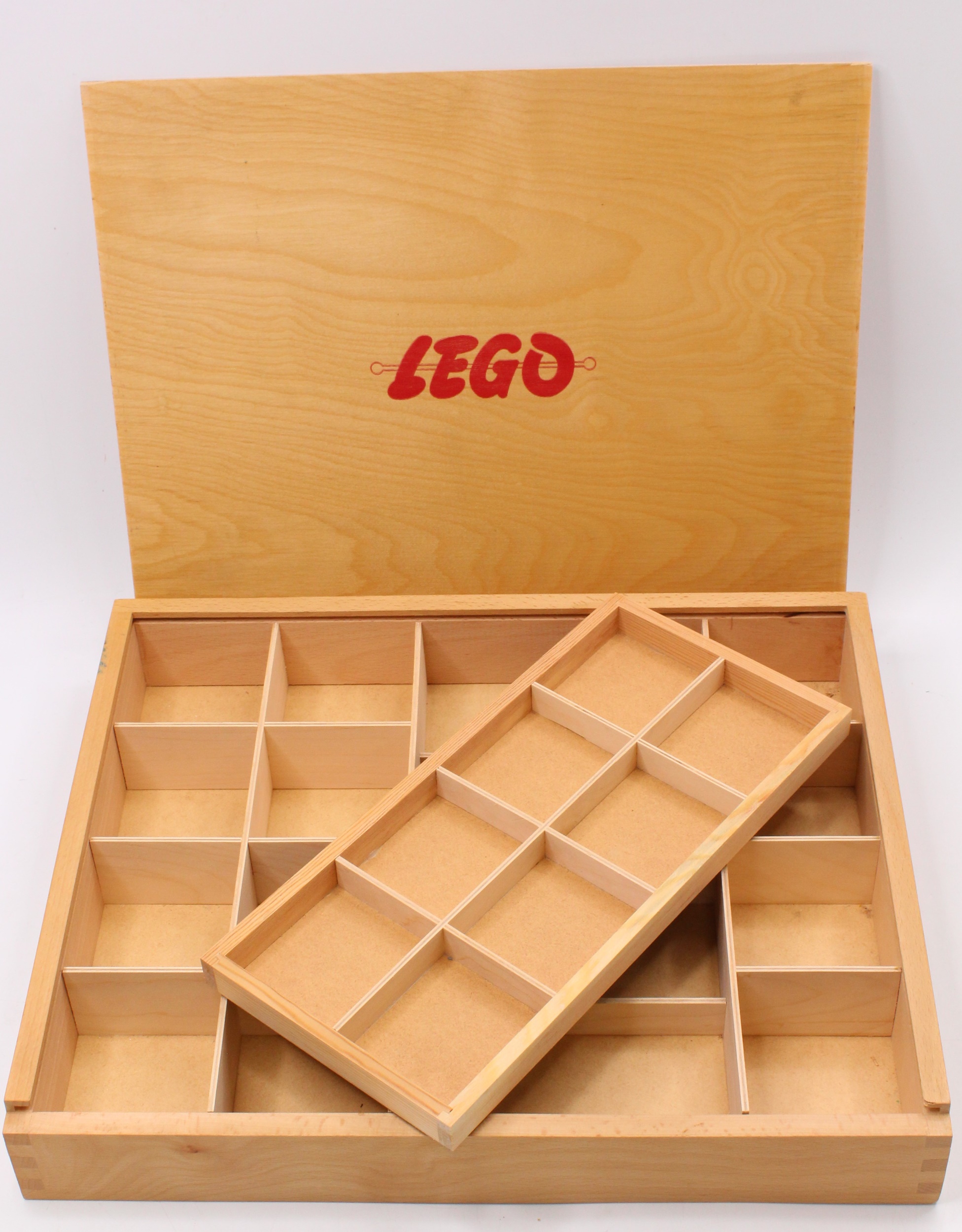 Wooden lego box store